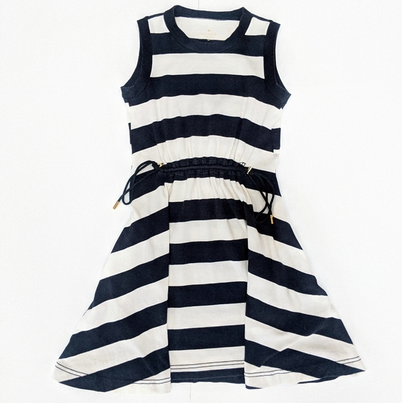 Black And White Horizontal Striped Dress
